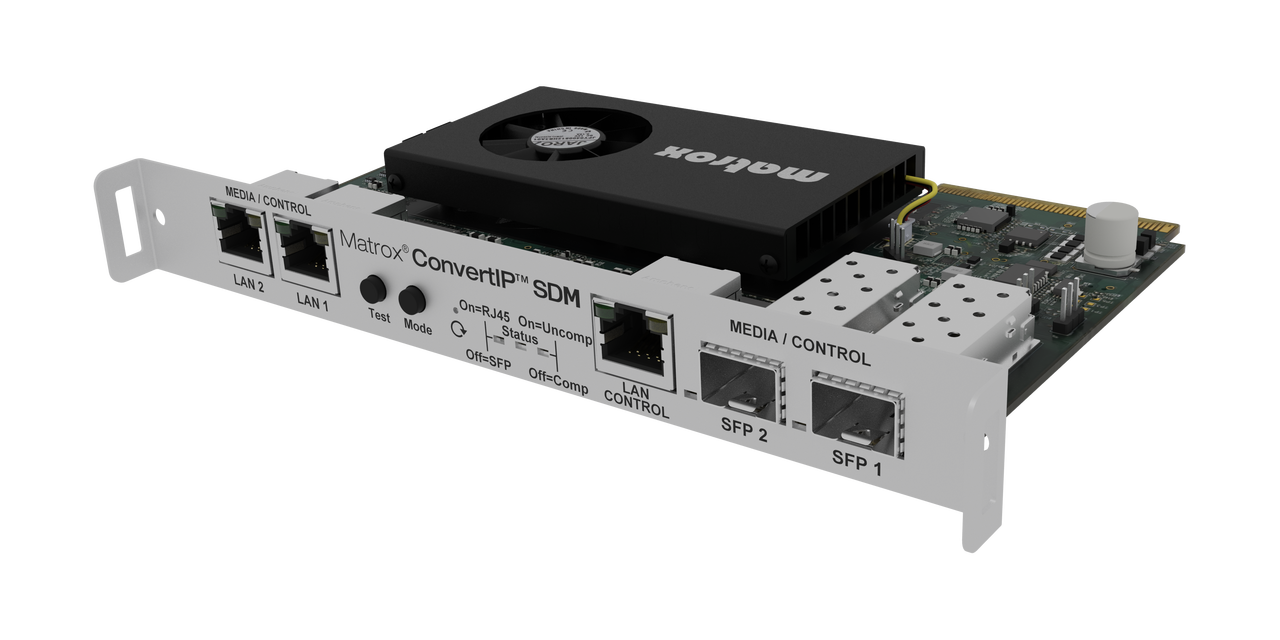 PANASONIC ADDS MATROX IPMX SDM CARDS TO ITS AVOIP RANGE OF SOLUTIONS ...